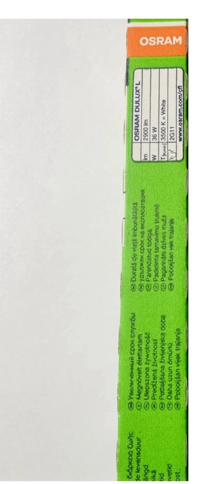 Osram Dulux L 36W/835 4Pin 2G11 Compact Fluorescent light ( 1 Packs ...