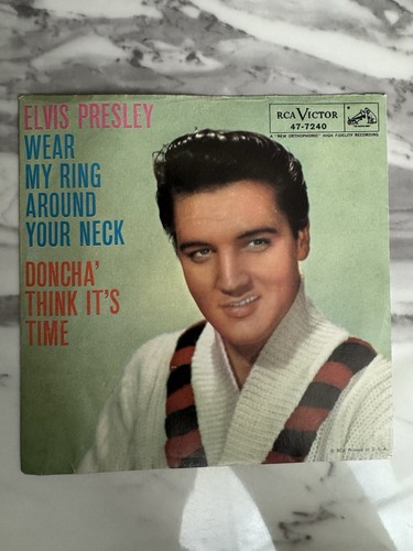 Elvis Presley - Wear My Ring Around Your Neck / Doncha' Think It's Time ...