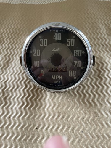 vintage smiths speedometer 0-80MPH | eBay UK