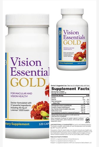 2 Bottles 120ct Dr. Whitaker's Vision Essentials Gold Eye Health Exp 06 ...