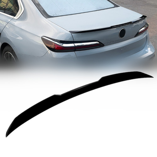 For BMW 7 Series i7 G70 G73 2024 2025 Rear Trunk Spoiler Wing Trim ...