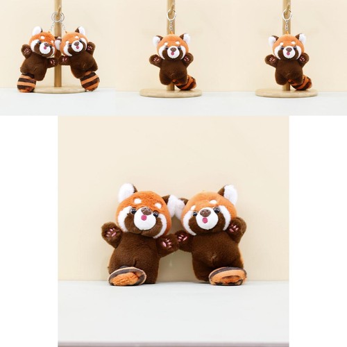 Cute Kawaii Raccoon Plush Keychain Stuffed Animal Bag Accessory For ...