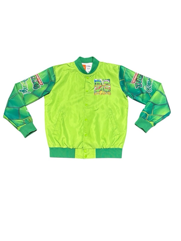Chalk Line Teenage Mutant Ninja Turtles TMNT Nickelodeon Satin Bomber ...
