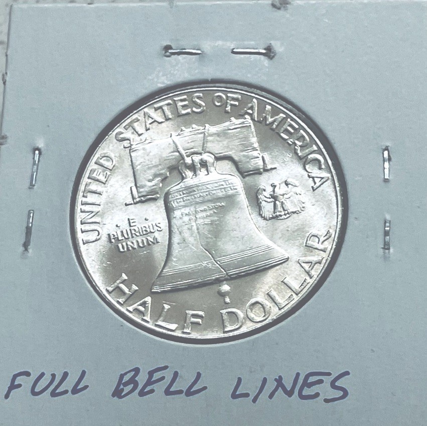 1949 franklin half dollar GEM BU Perfect In Obverse N Reverse Full Bell ...