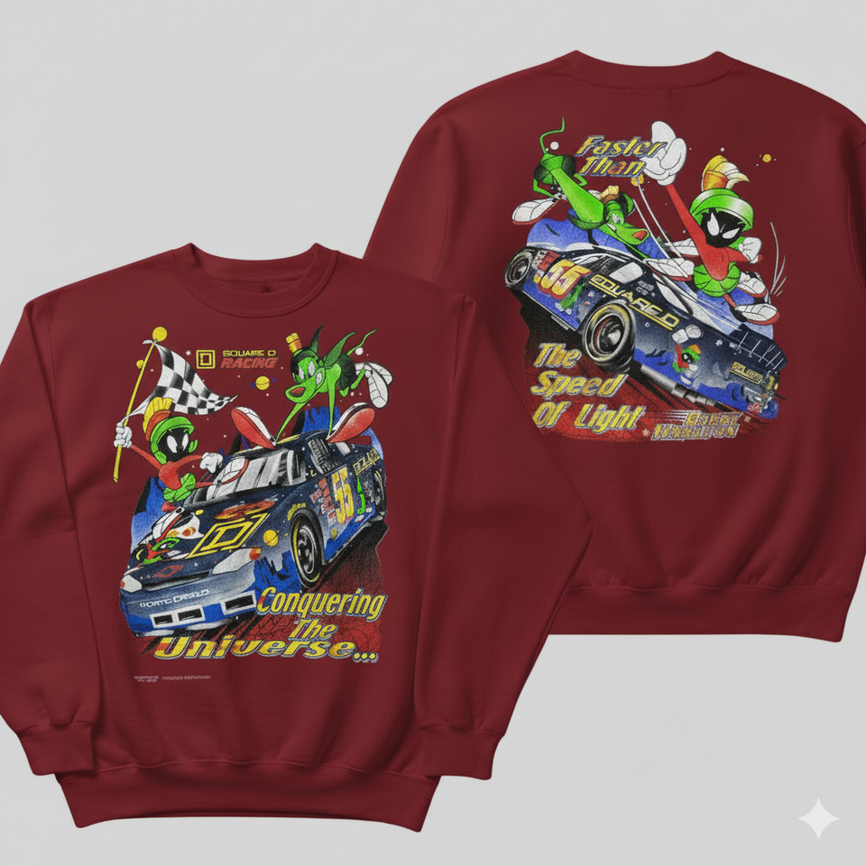 HOTT!!Vintage 2002 Bobby Hamilton #55 Marvin the Martian Tee | eBay