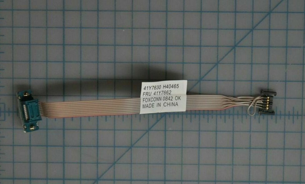 IBM Serial Port Connector DB9 and Cable Xseries 236 41Y7630 | eBay