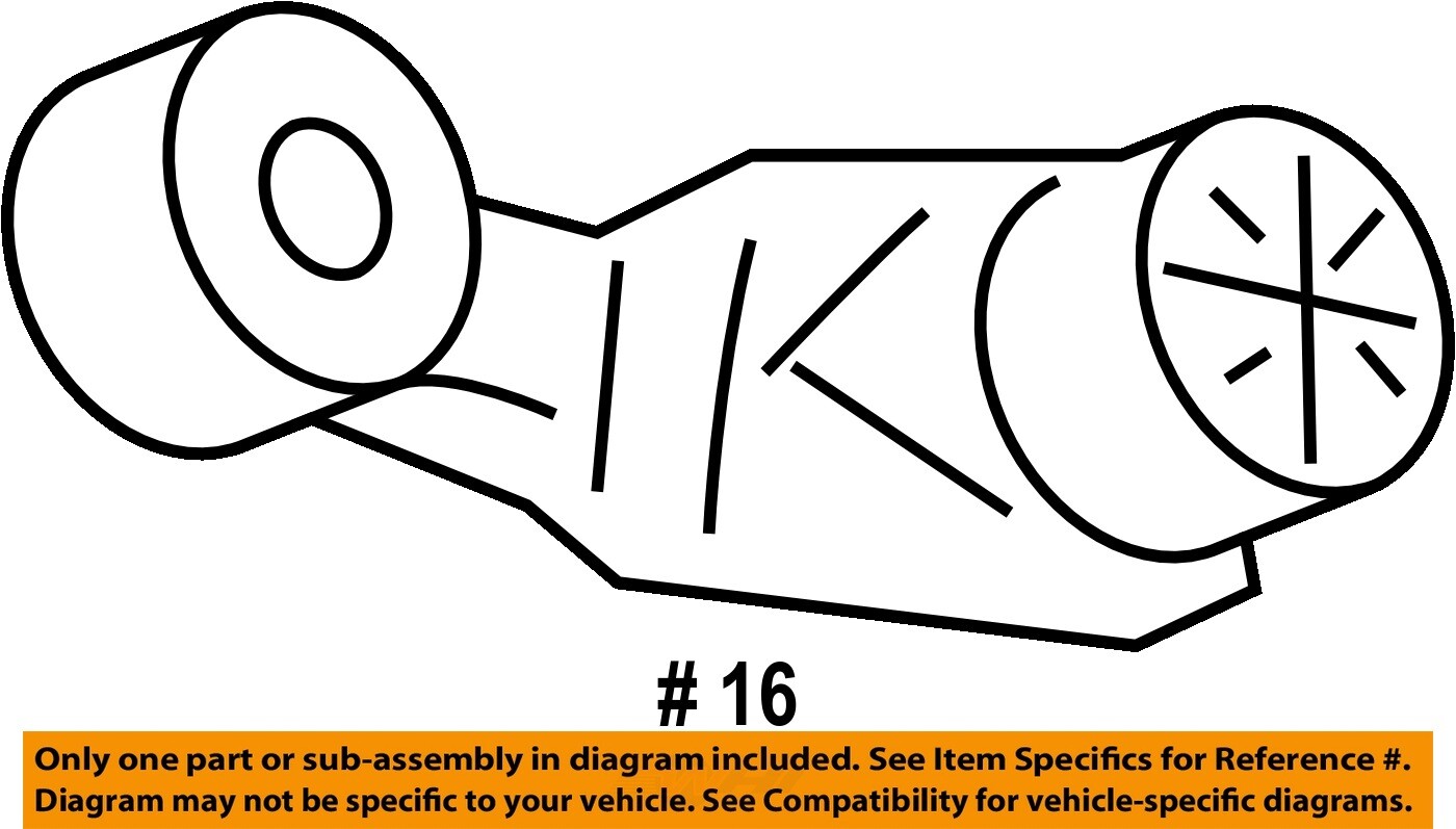 2018-2023 TRAVERSE DRIVER SIDE REAR TAIL PIPE MUFFLER HANGER NEW GM ...