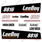Fits LeeBoy 8616 Decal Kit Asphalt Paver - BLACK - 7 YEAR OUTDOOR 3M ...