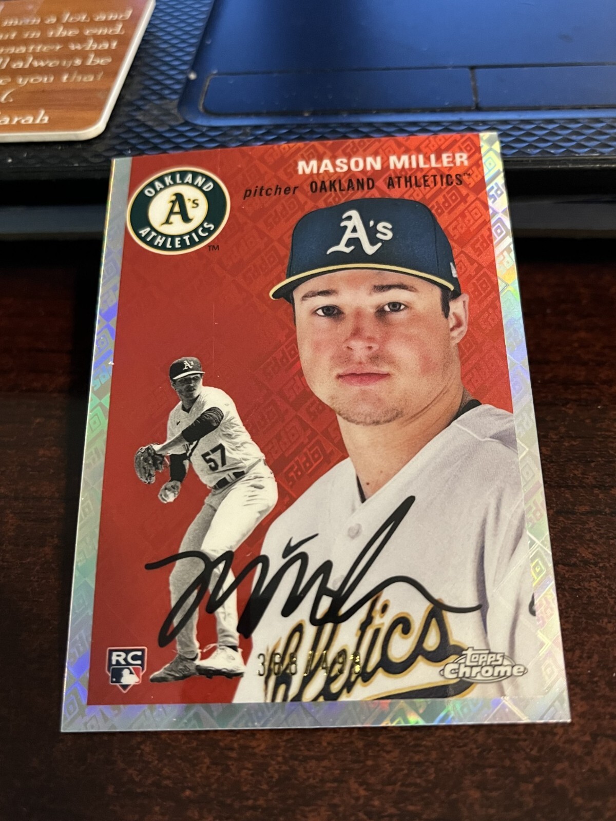 Mason Miller (R) 2023 Topps Platinum Anniversary Topps Logo Refractor S ...