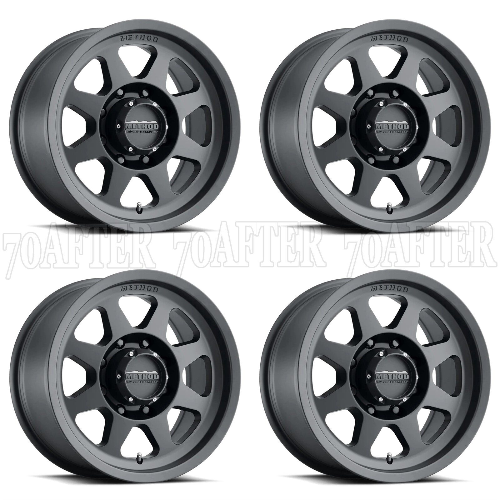 (4X) Method MR701 Bead Grip Wheels [17x9|8x165.1|ET:-12|CB:130.81 ...