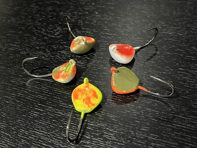 5PK Tog Blackfish Jig 3/4Oz- 5 Colors, Tautog jig, sheepshead jig Black ...