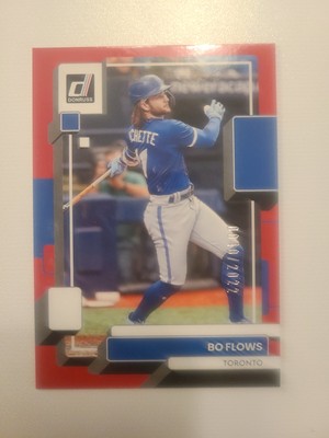 2022 Donruss BO BICHETTE "Bo Flows" Variation Red #0040/2022 Toronto | eBay