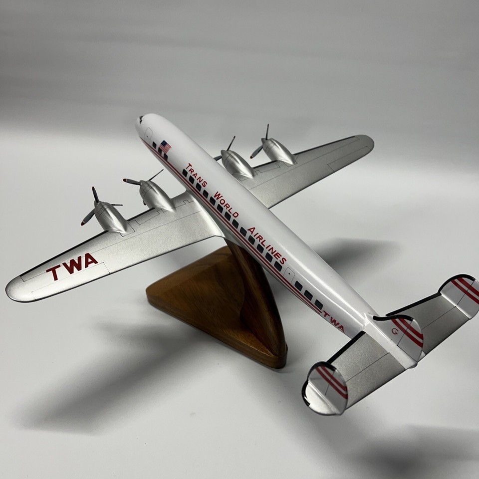 Lockheed L-1049 TWA Super Constellation Airplane 1952 HIGH DETAIL Desk ...