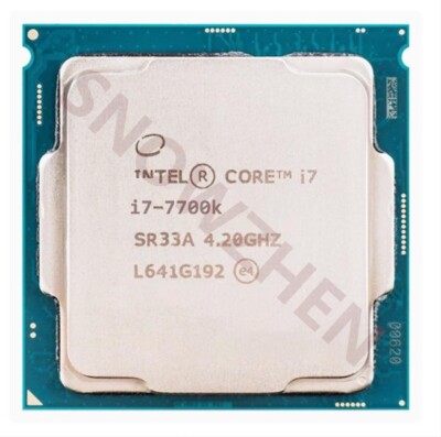 Intel Core i7-7700K CPU Quad Core 4.20GHz 8M SR33A 91W LGA1151 ...