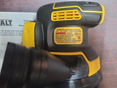 New DeWALT 20V Max XR Brushless 5" Random Orbital Sander Dust Bag ...