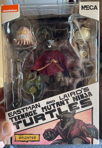 Teenage Mutant Ninja Turtles TMNT NECA Eastman Laird Comic Splinter ...