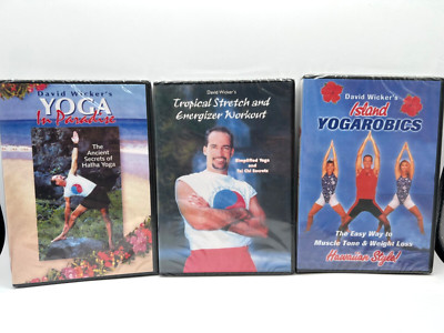 3 DVD's = David Wicker's- Island Yogarobics, Yoga In Paradise ...