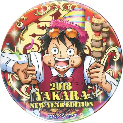 Badge Pin Single Item Monkey D. Luffy 2018 “Hi” Can Badge New Year ...