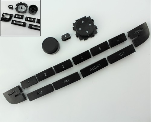 Car Tape Radio Button Set For Fiat Linea Punto Fiorino Peugeot Bipper ...