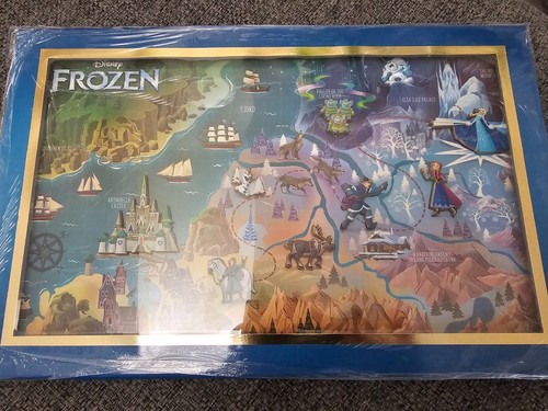 D23 Expo 2024 MOG Exclusive Disney Maps Frozen LE Pin Set 400 | eBay