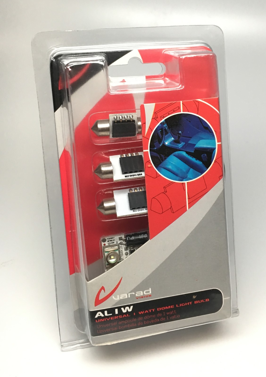 Varad AL1W Universal 1 Watt Dome Light LED Bulbs, 3 Sizes - BLUE AL1W ...