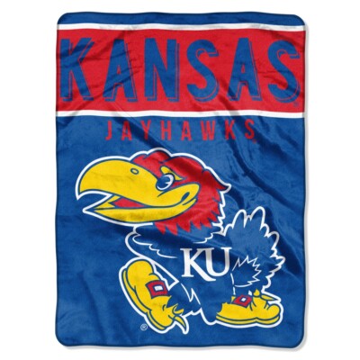 Kansas Jayhawks NCAA 60 x 80 Plush Throw Blanket Northwest Company | eBay