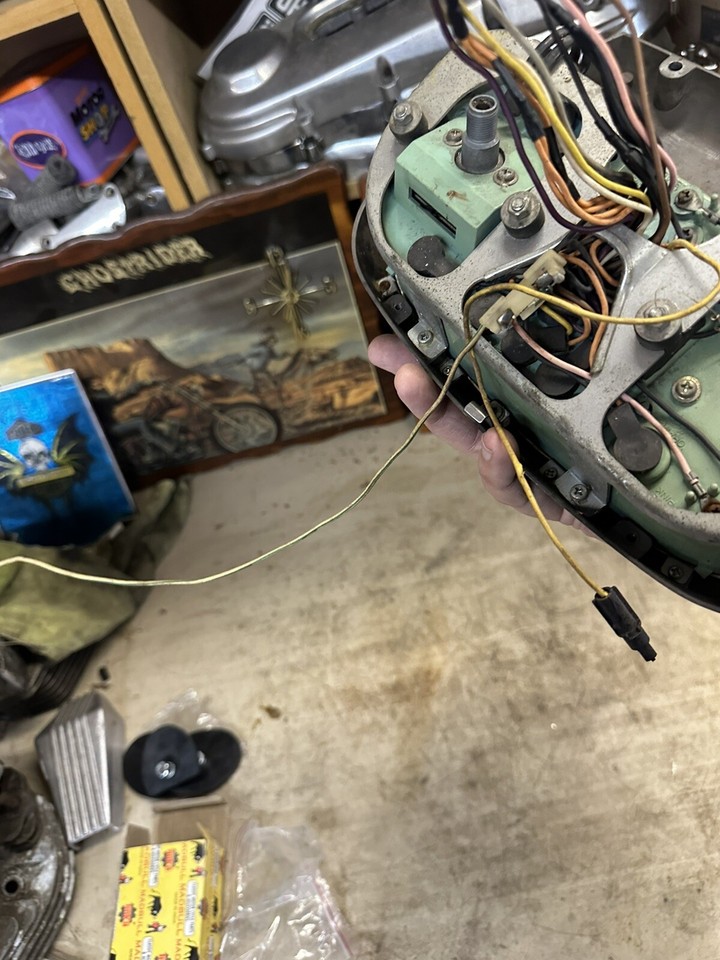 Harley FLHS FLHT Electra Glide Sport EVO Speedometer Speedo Tach Gauge ...