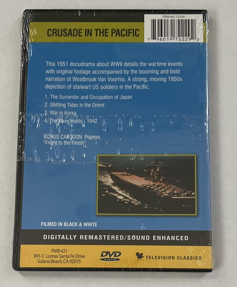 Crusade in the Pacific Vol. 2 (DVD, Digitally Remastered) WWII ...