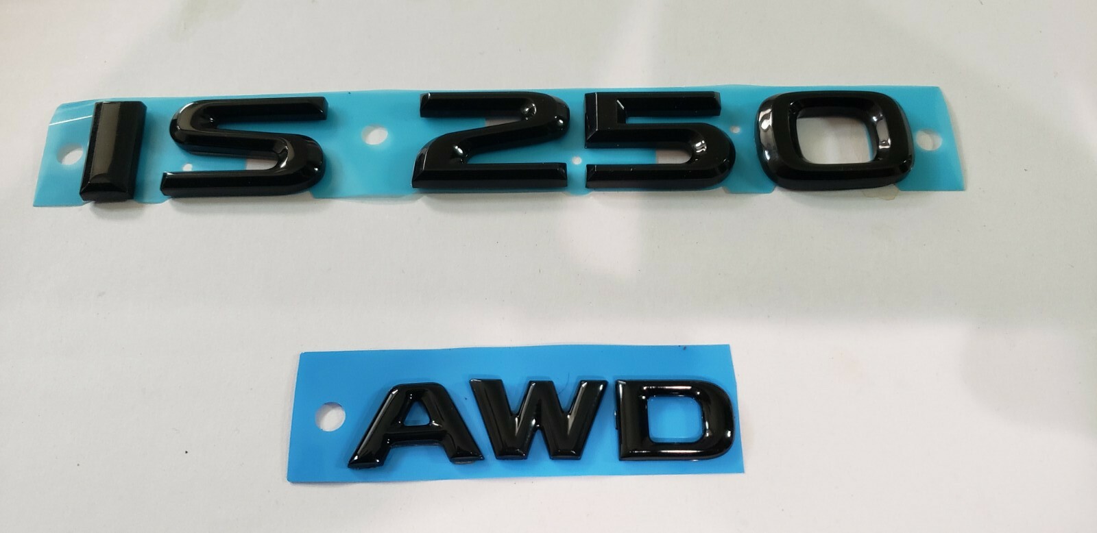 FITS LEXUS IS250 EMBLEM PEARL BLACK REAR AWD TRUNK 2014 2015 | eBay