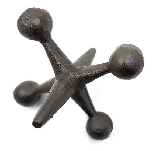 Rustic Jacks Cast Iron Doorstop Decoration Jax Paperweight | eBay