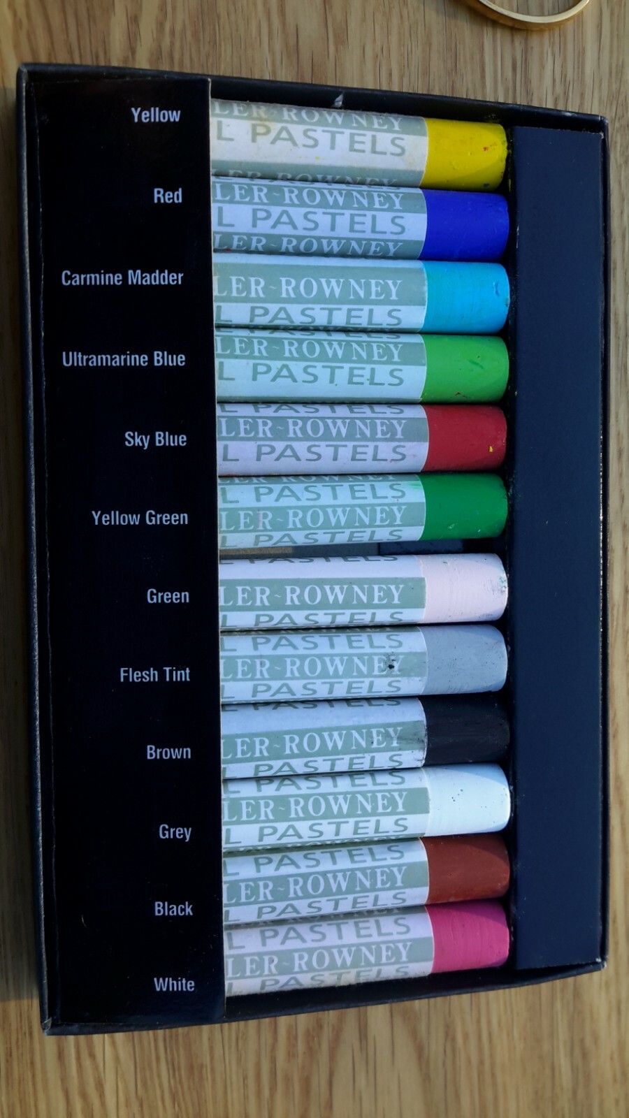 Daler Rowney Artists Oil Pastels Set - Twelve oil pastel colours | eBay UK