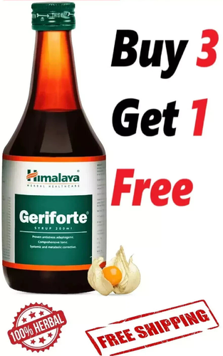 Himalaya Geriforte SYRUP For Stress 1 confezione 200 ml SPEDIZIONE ...