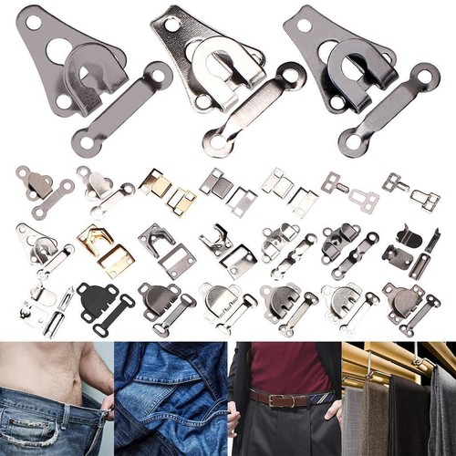 5 Pieces Copper Pants Fasteners Closures Button Hook Clothing Trouser ...