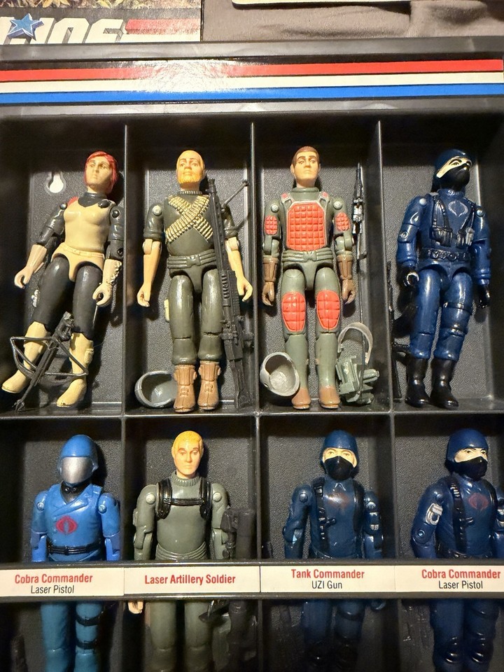 1982 GI Joe Lot ARAH Collector Case straight arm file cards | eBay