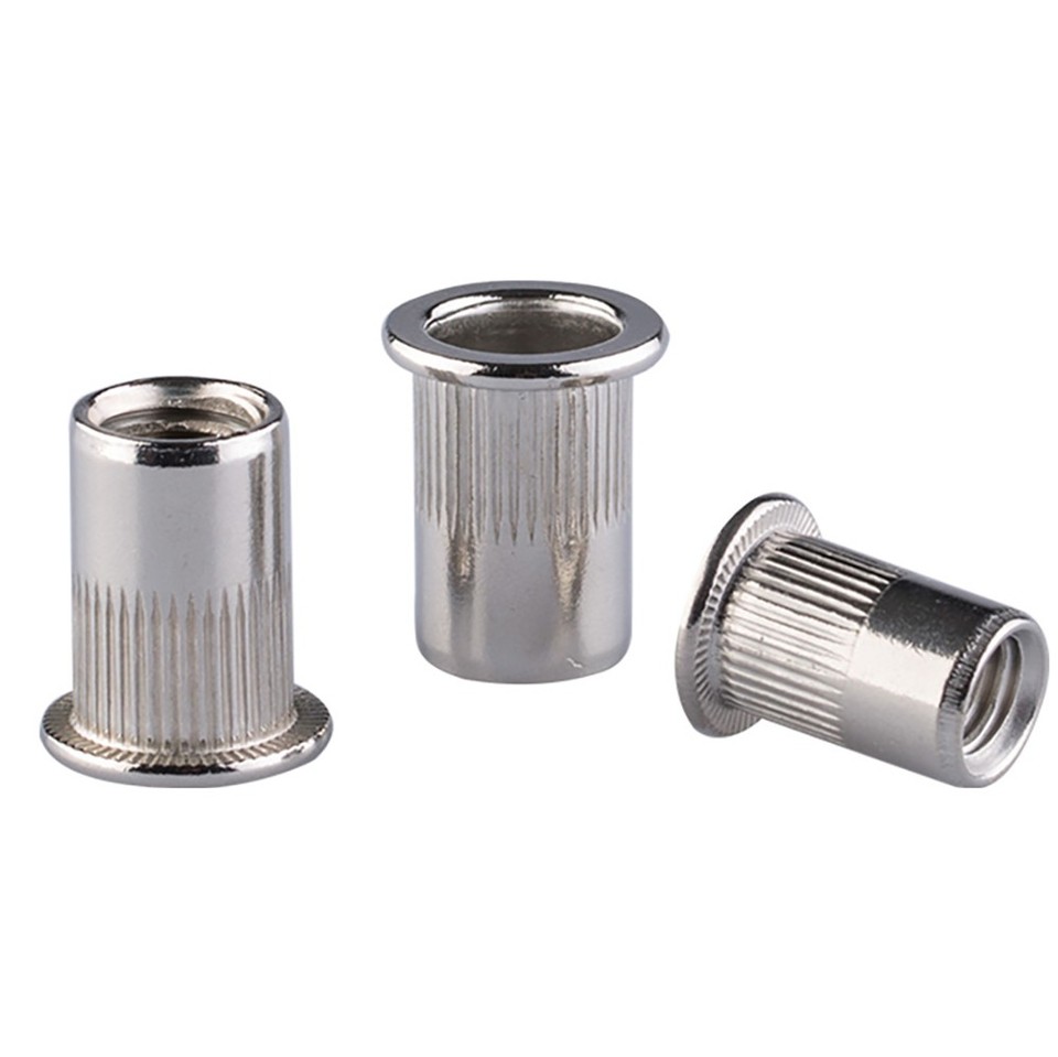 M3 M4 M5 M6 M8 M10 M12 Stainless Steel Rivnuts Blind Nutserts Knurled ...