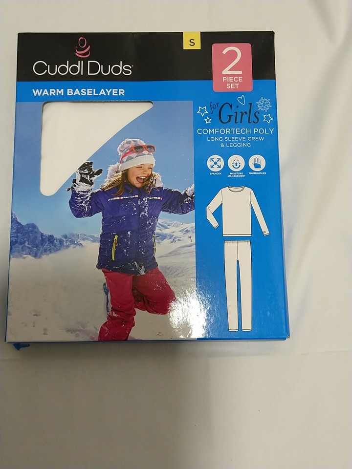 NWT Girls Cuddl Duds Size Small Comfort Poly 2 piece children's $26.00 ...