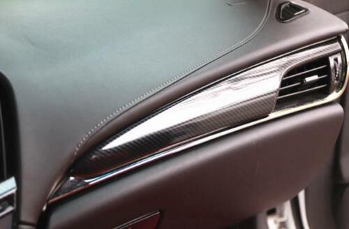 Carbon Fiber Centerl Console Dashboard Panel Trim 3pc For Cadillac ATS ...