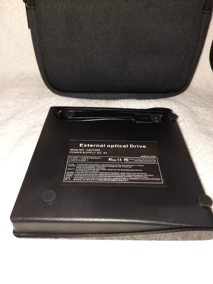 Ultra Thin External Optical Drive DVD CB31005 With Padded Case | eBay