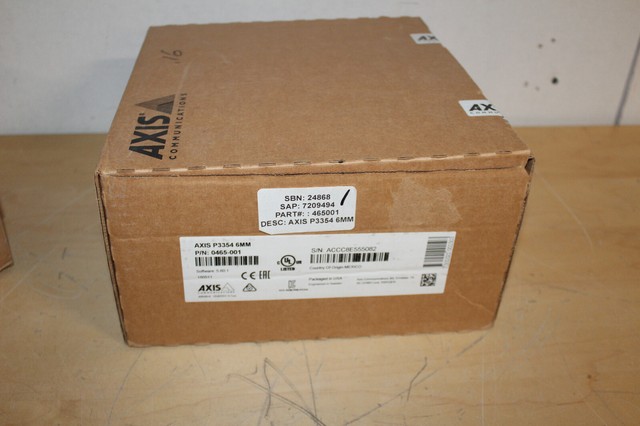 Axis P3354 6mm Fixed Dome Network Camera (0465-001) for sale online | eBay