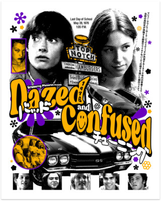 Dazed and Confused Movie Film Regular Poster Screen Print Art 16x20 ...