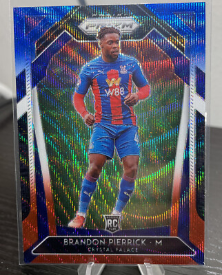 Brandon Pierrick 2020-21 Panini Red White Blue Prizm RC #73 Crystal ...
