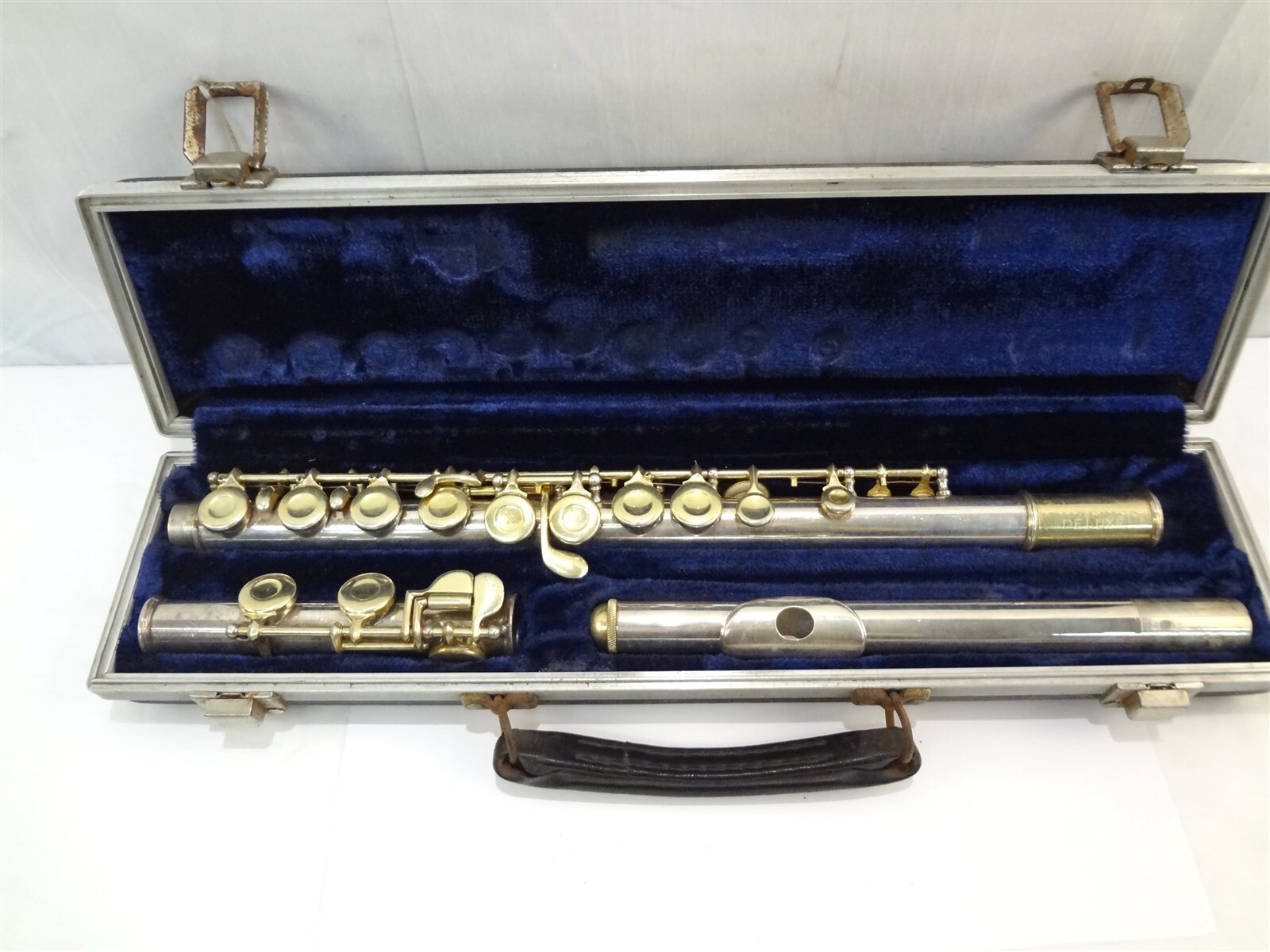 Alexandre Deluxe Silver Plated Closed Hole Student Beginner Flute Made ...