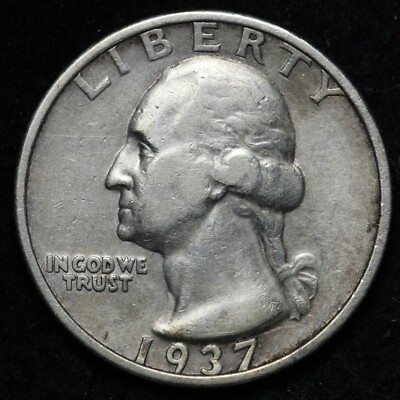 1937-S Washington Silver Quarter XF+/AU E271 GKNN | eBay