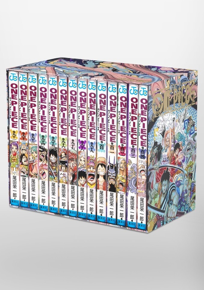 ONE PIECE Comics Box set Vol 91-104: Wano Country storage Japanese ...
