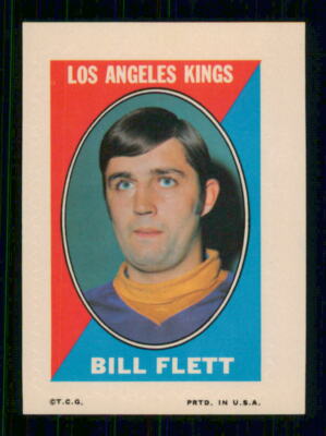 1970-71 TOPPS / OPC STICKER STAMP BILL FLETT 20495 | eBay
