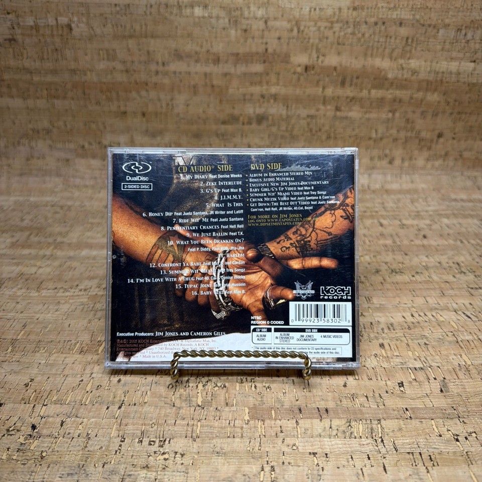 Jim Jones Harlem: Diary Of A Summer DualDisc CD/DVD Koch Records 2005 ...