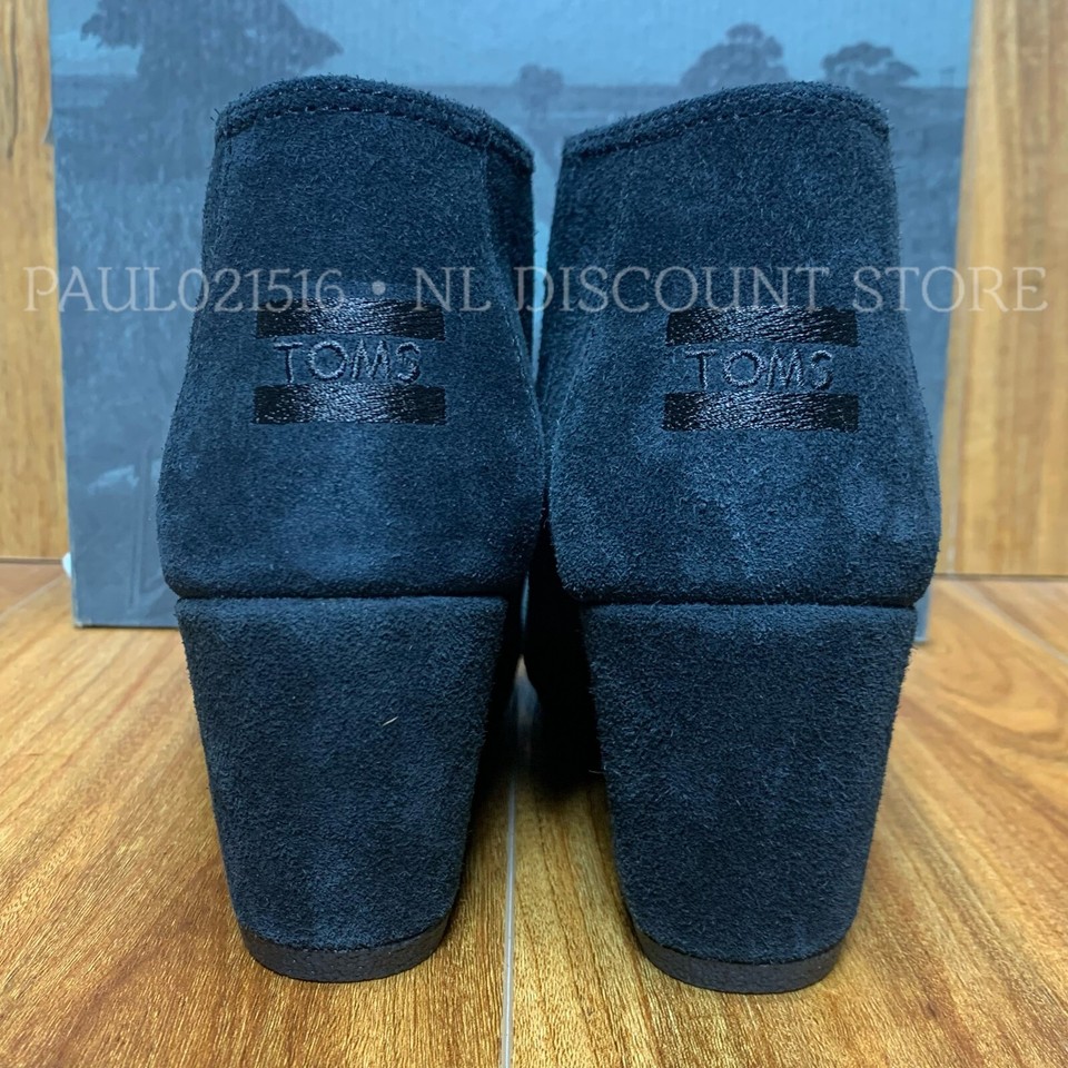 TOMS Women's Kala Boots (SUEDE) ~ Black~ Size US 9.5 | eBay