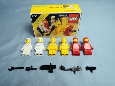 Lego 6701 Space Mini-Figures Classic Space - 1983 RARE!! | eBay