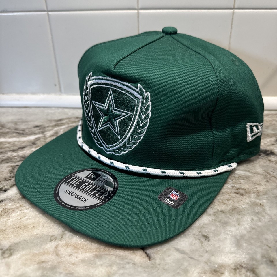 New Era Dallas Cowboys Green Golf Rope The Golfer 9Fifty Snapback Hat ...