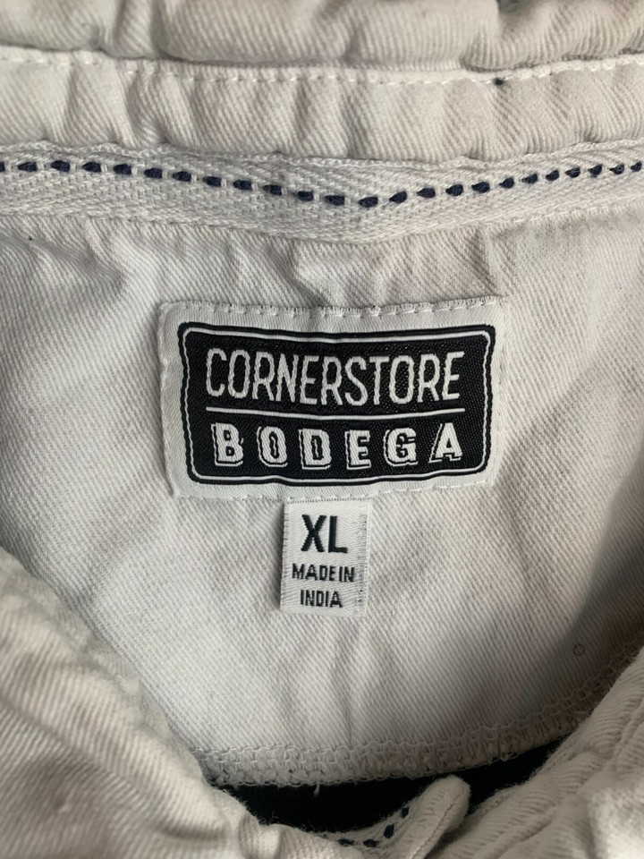 Cornerstore Bodega Shirt Adult Extra Large Black White Rugby Drip Polo ...